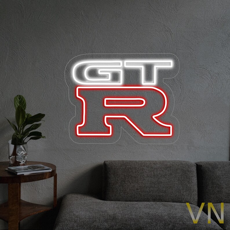 GTR Car Logo Sign Neon Sign / Led Neonsign / Custom Neon Sign / Neon ...