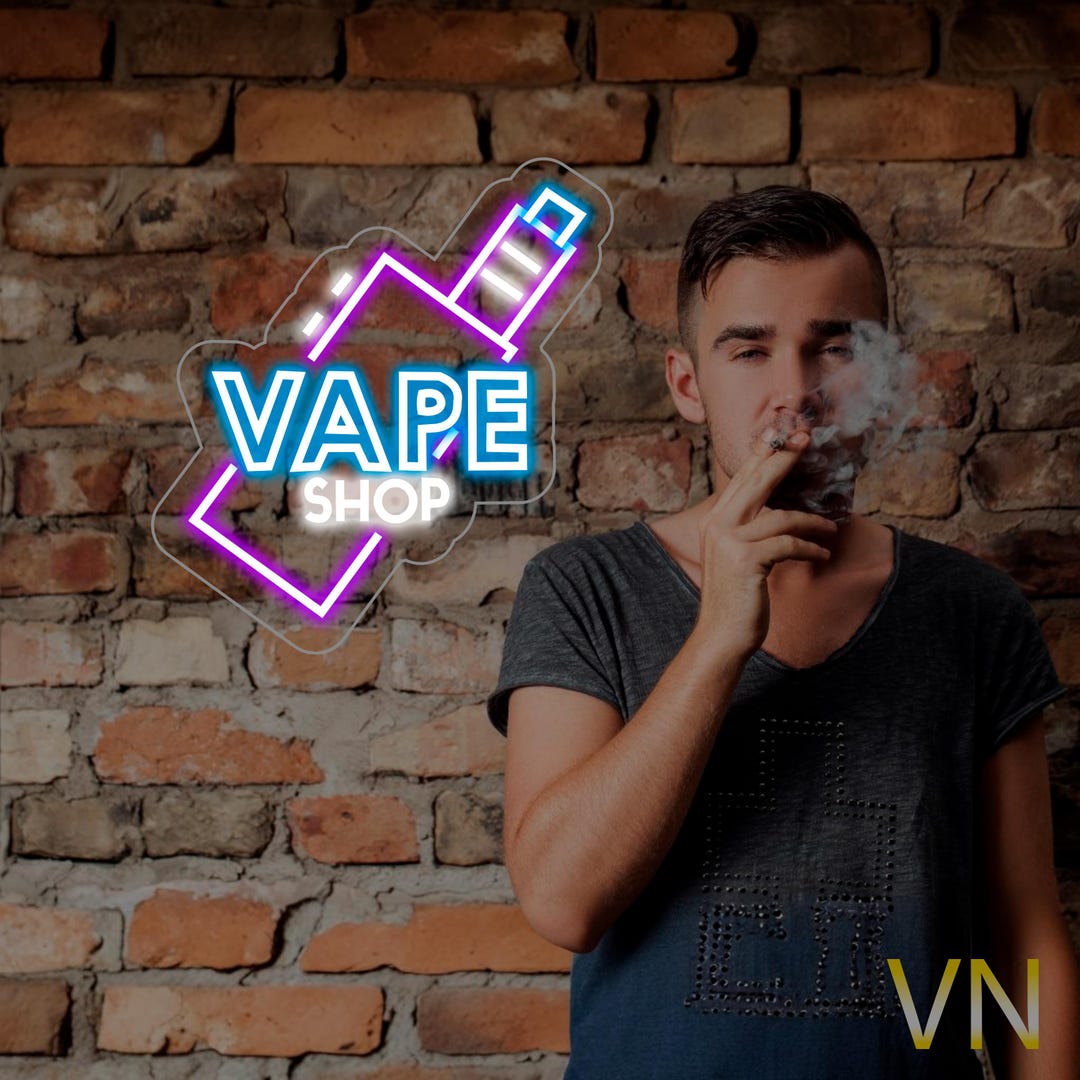 Vape Shop Neon Sign Custom Shop Neon Sign Open Shop Led Light Signage ...