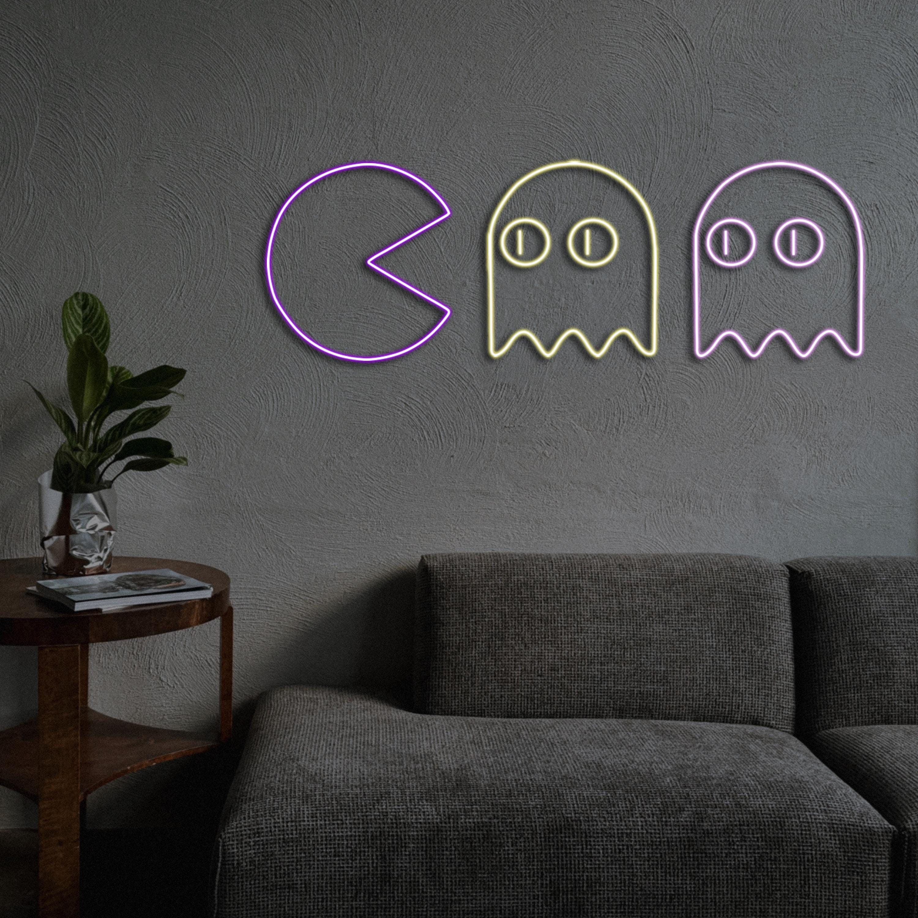 Pac-man LED Neon Light Retro Arcade Wall Decor for Gamers Unique Gift ...