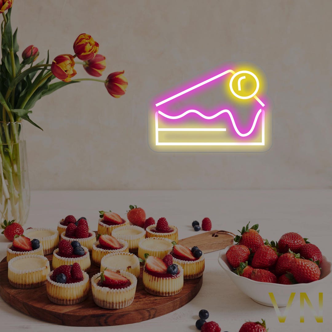 Cake is Always A Good Idea LED Sign, Cake Neon Sign, Cream Cake Neon ...