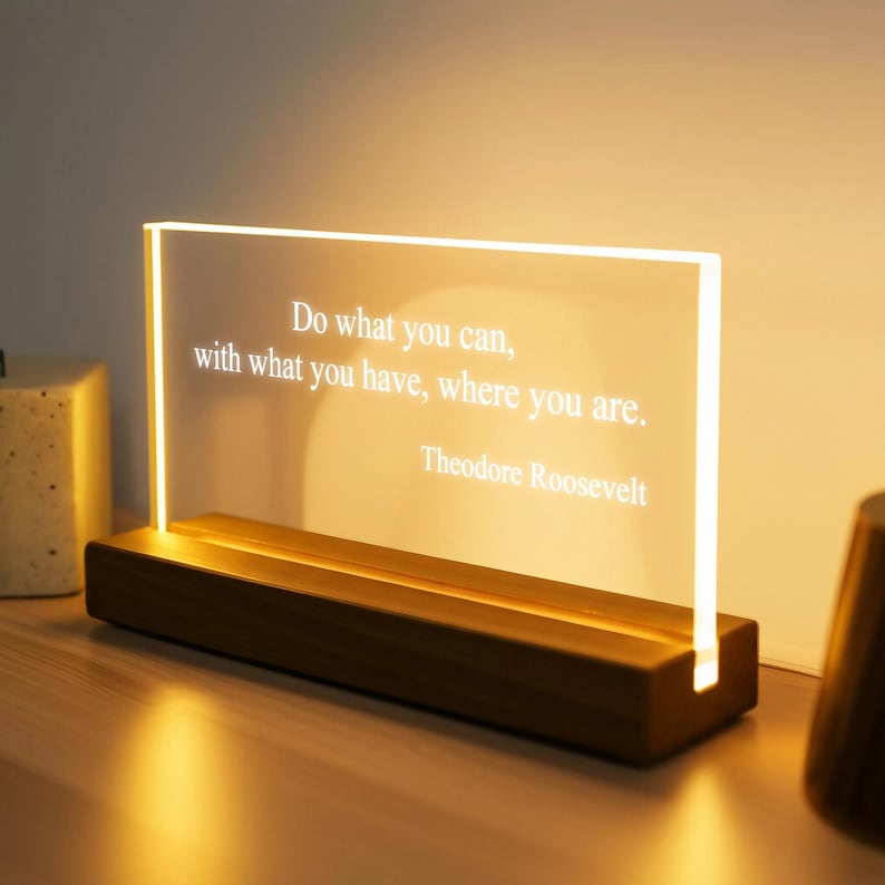 Personalized Quote Sign - Motivational Quotes - Mindfulness Gift ...