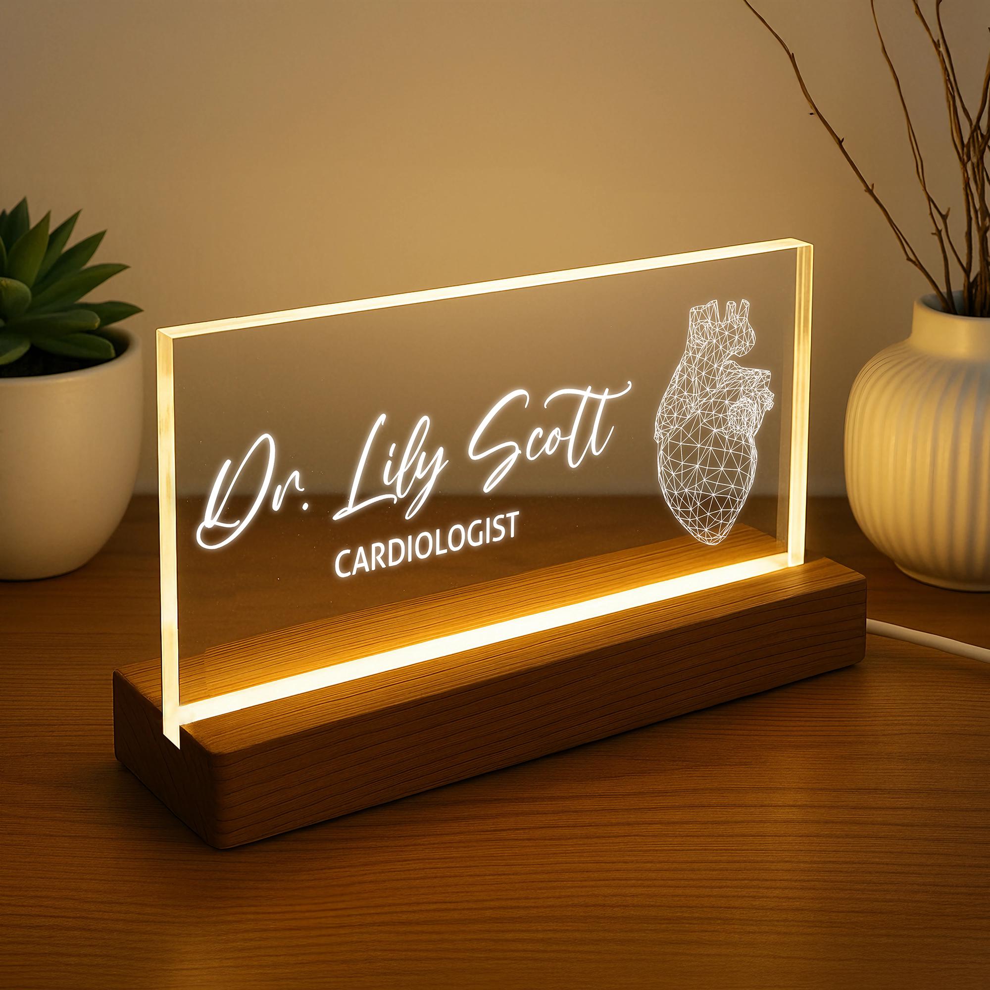 Custom Desk Name Plate for Pediatricians, Personalized Pediatrician ...