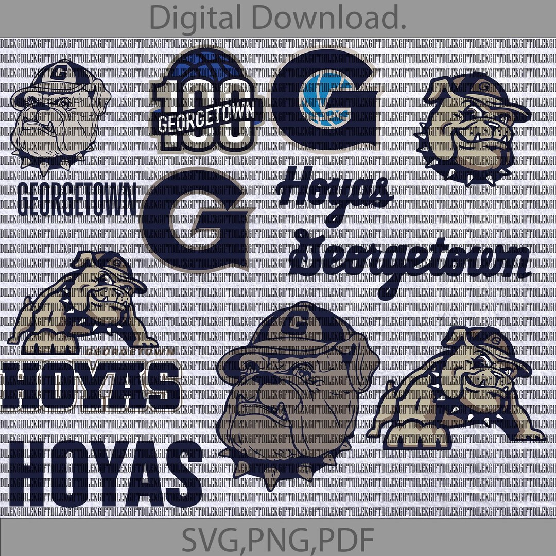 Georgetown University SVG, Athletics, Hoyas SVG, College, Football, Cricut, Digital File. - Etsy
