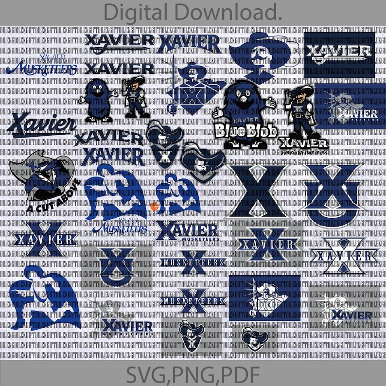 Xavier University SVG, College, Musketeers SVG, Athletics, Football ...