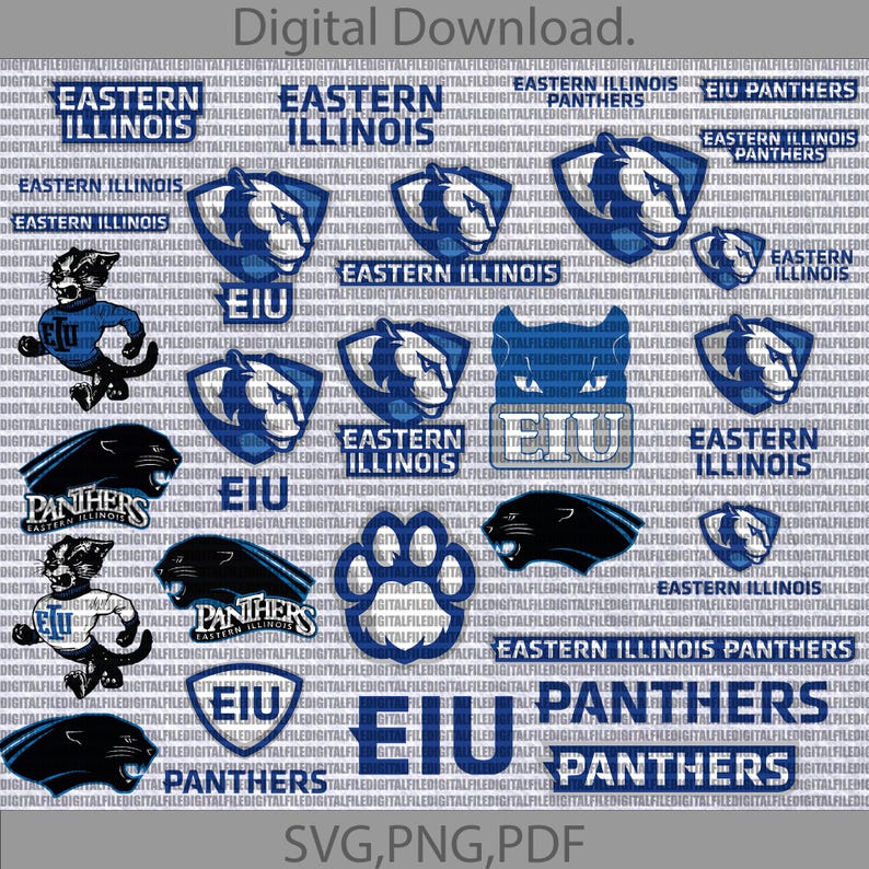 Eastern Illinois University SVG, Panthers SVG, EIU, College, Athletics ...