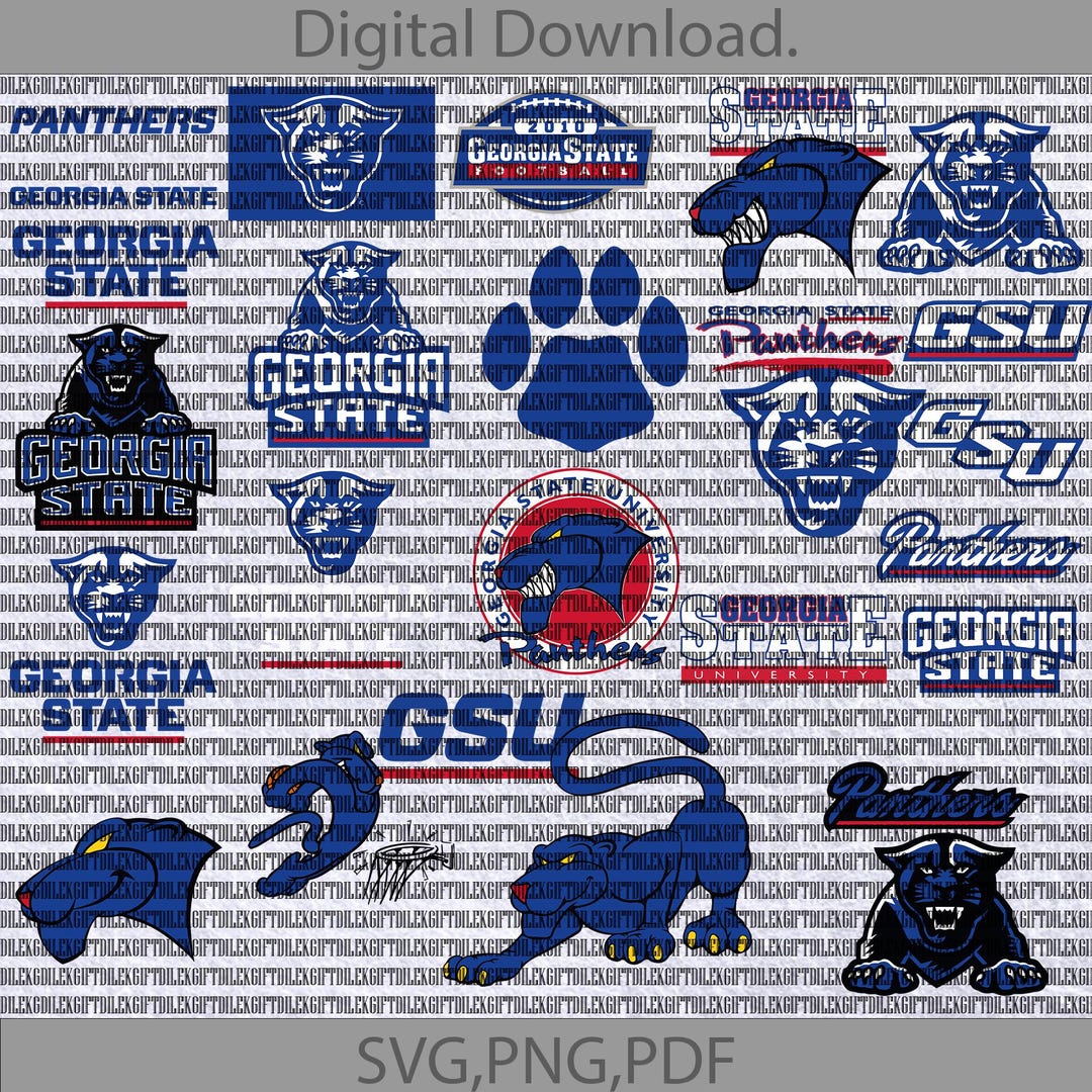 Georgia State University SVG, College, Panthers SVG, Athletics ...