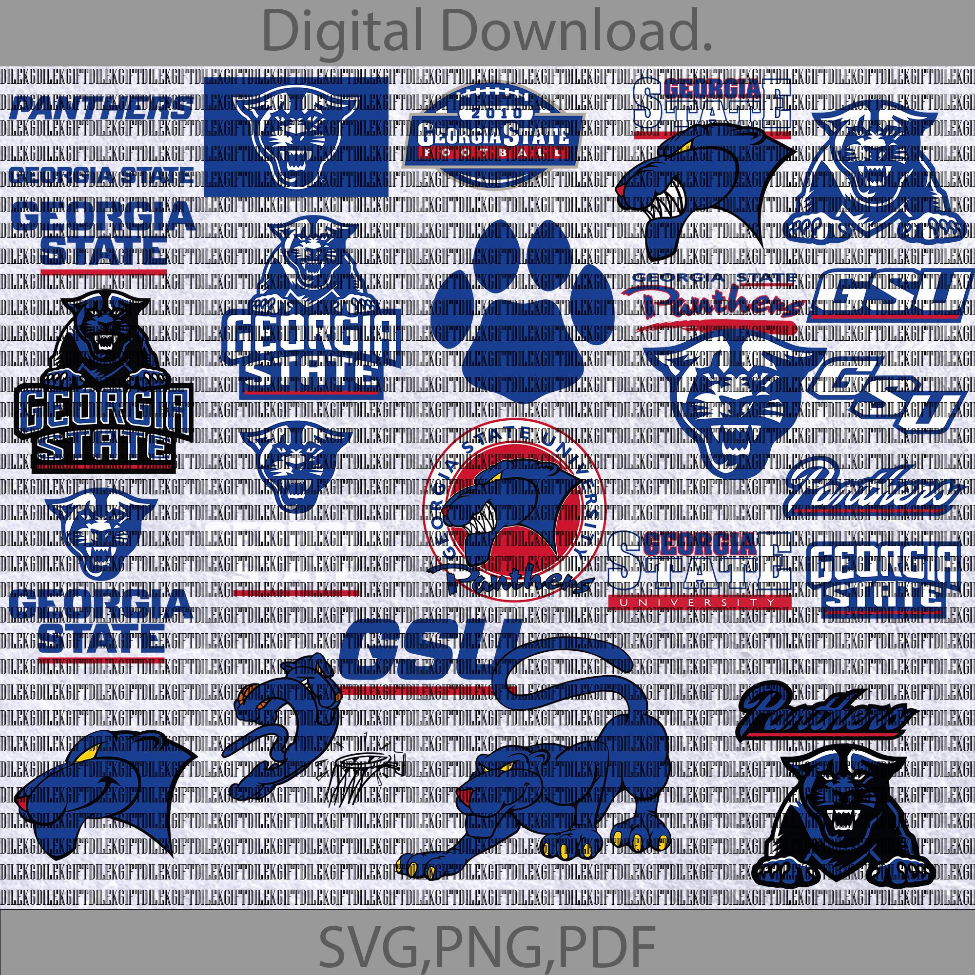 Georgia State University SVG, College, Panthers SVG, Athletics ...