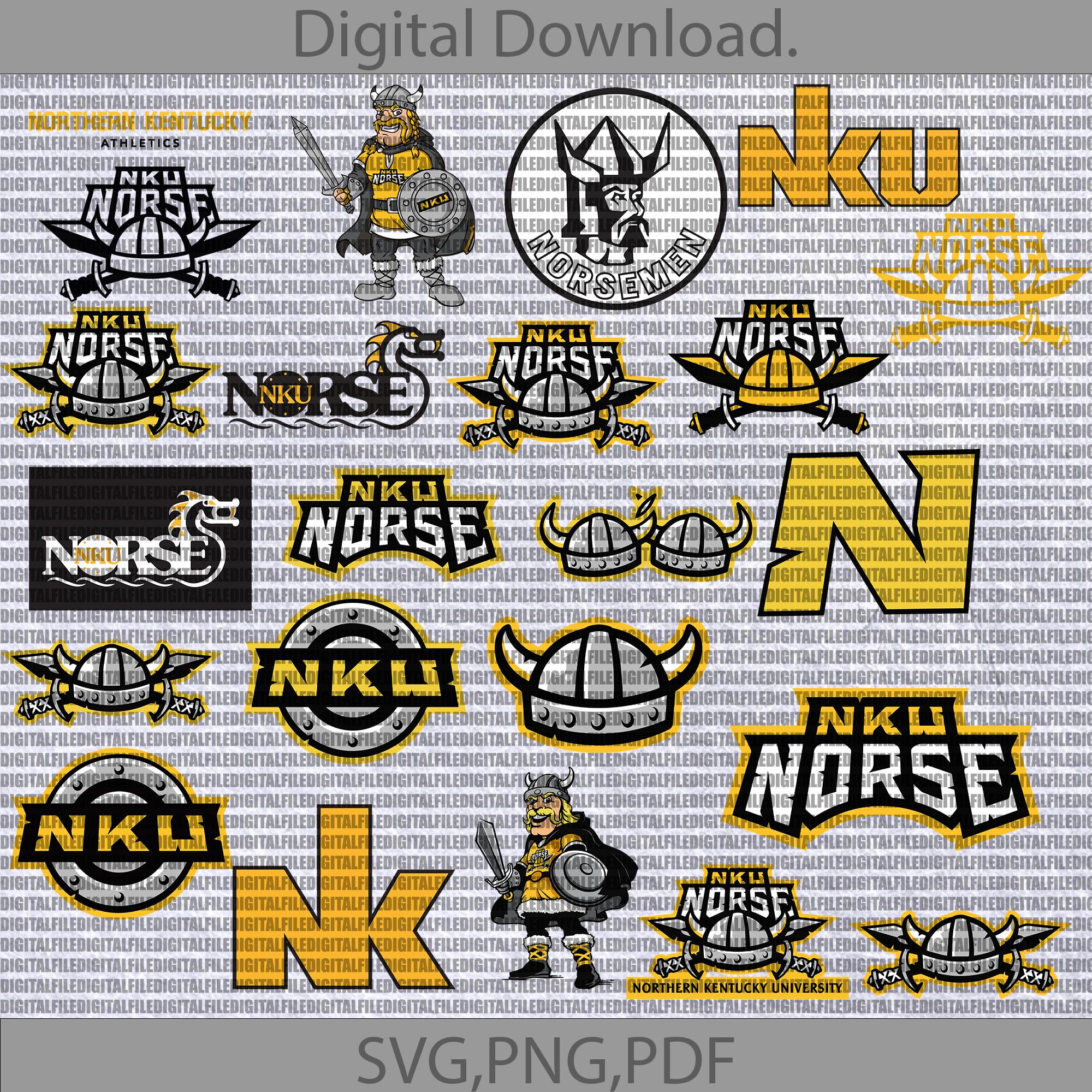 Northern Kentucky University SVG, College, Athletics, Norse SVG, NKU ...