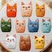 Grumpy Cats Hand Embroidery Pattern, Animal DIY Embroidery Design ...