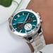 Ferrucci Multifunction Men’s Watch - Bold Teal Dial With Day, Date & 24 ...