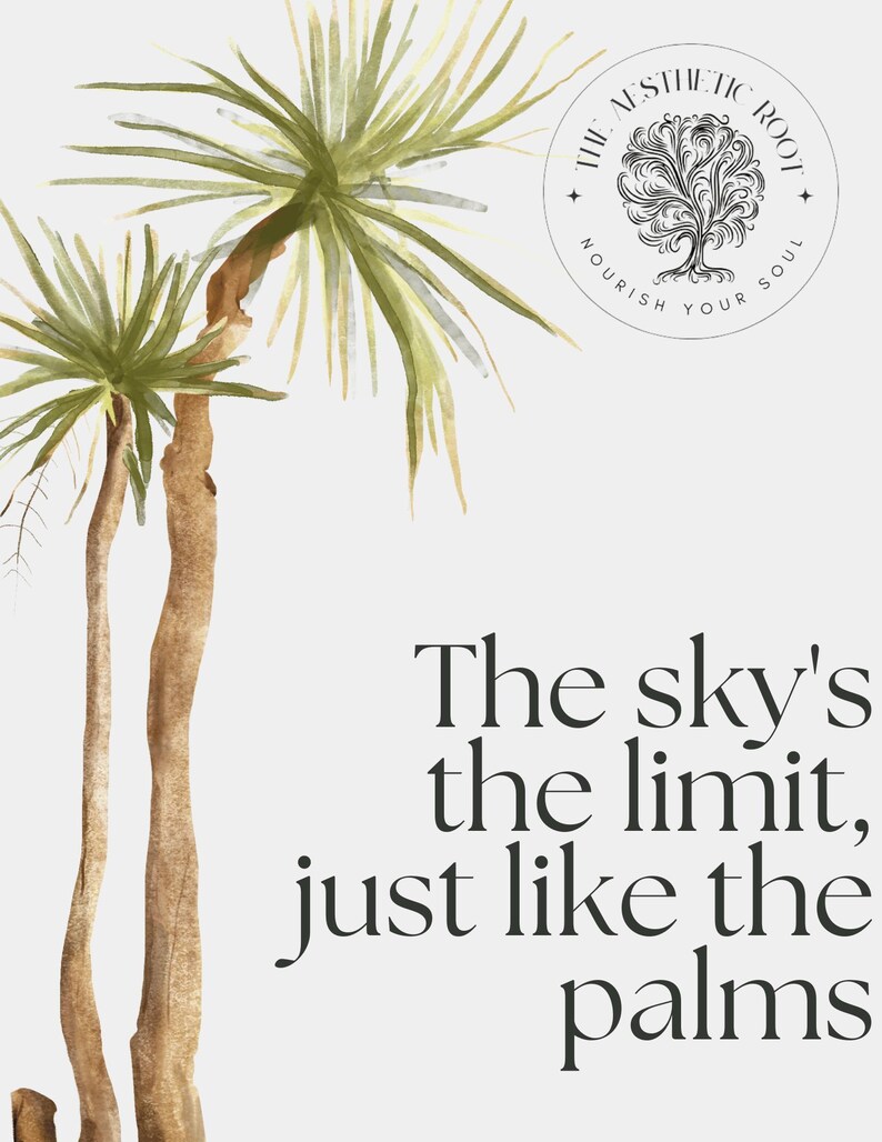 Tropical Inspirational Quote Posters – Set of 5 Printable Wall Art - Etsy
