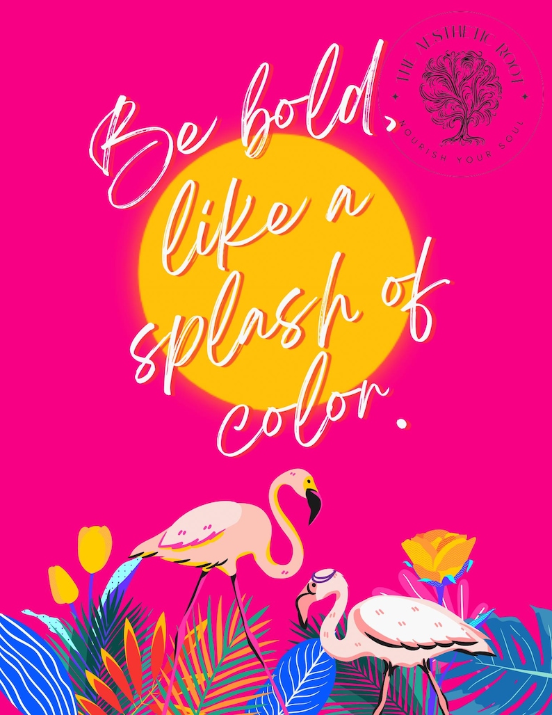 Tropical Inspirational Quote Posters – Set of 5 Printable Wall Art - Etsy