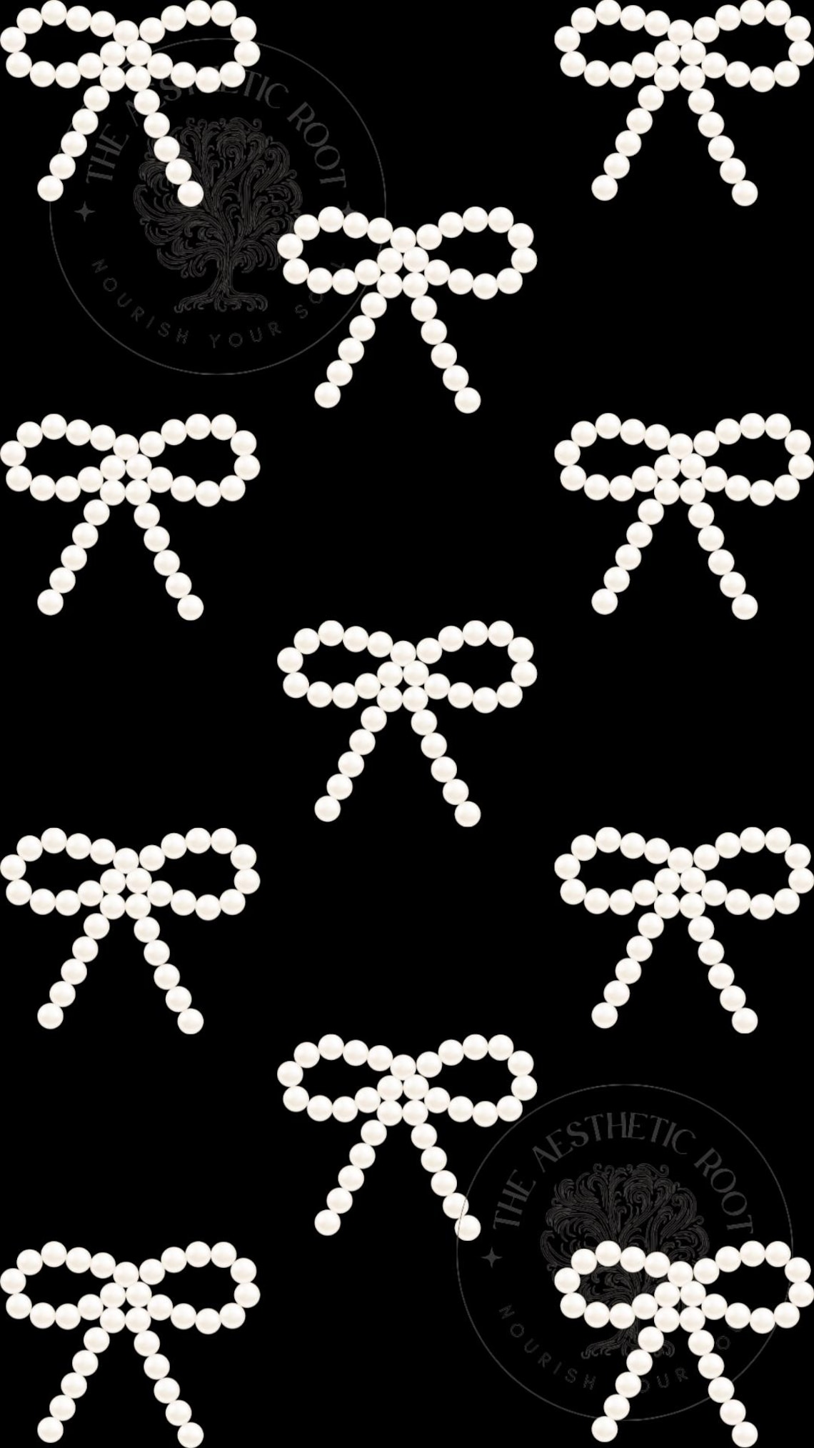 Elegant Bow Phone Wallpapers – Set of 5 Minimalist Designs - Etsy