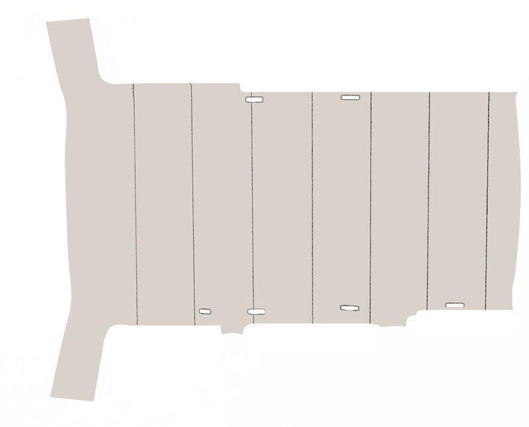 For Volkswagen T3 Cream Perforated Complete Headliner - Etsy