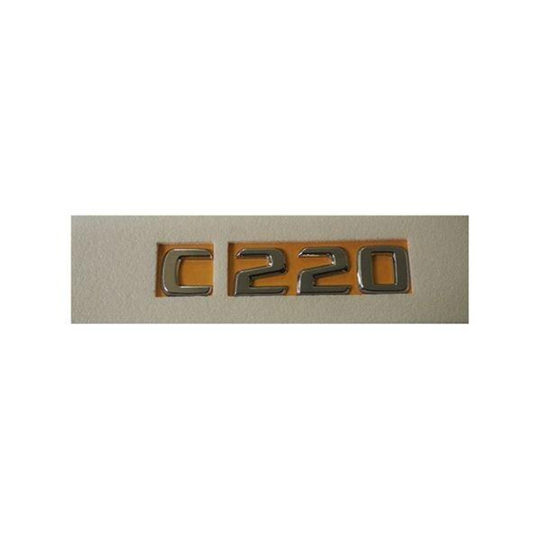 Chrome Emblem Label Nameplate Badge for Mercedes C220 A209 817 09 15 - Etsy