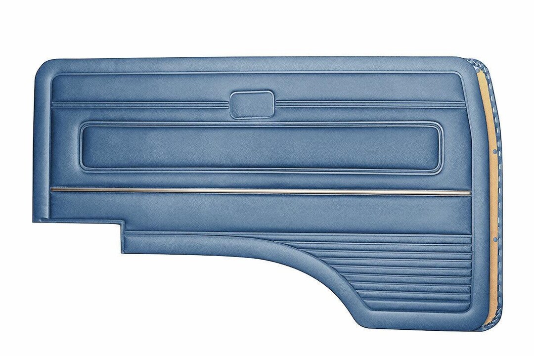 For Vw T3 T25 Bus 1980-1989 Front Door Panels L+R Dark Blue With Chrome ...