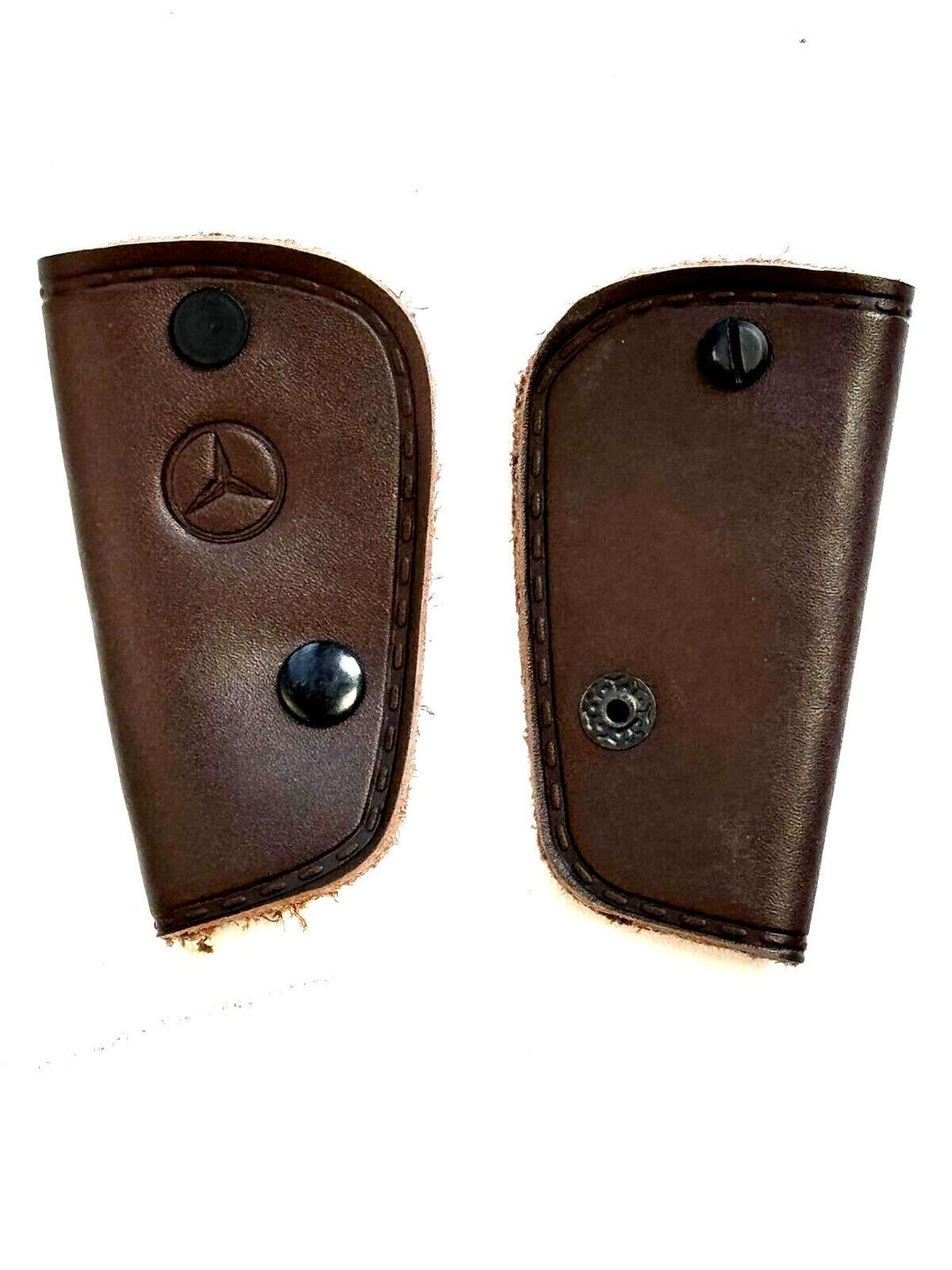 Classic Blade Style Key Holder Cover Leather for Mercedes R107 W108 ...