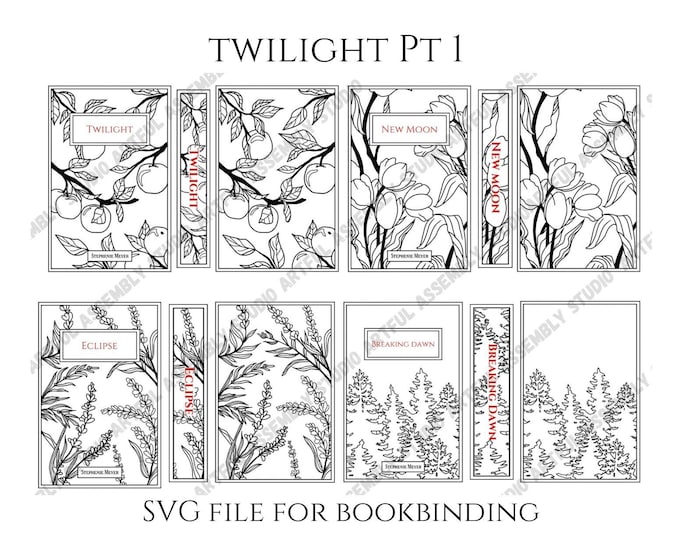 Twilight Book Series Red Special Edition With Sprayed Edges ~ Custom ...