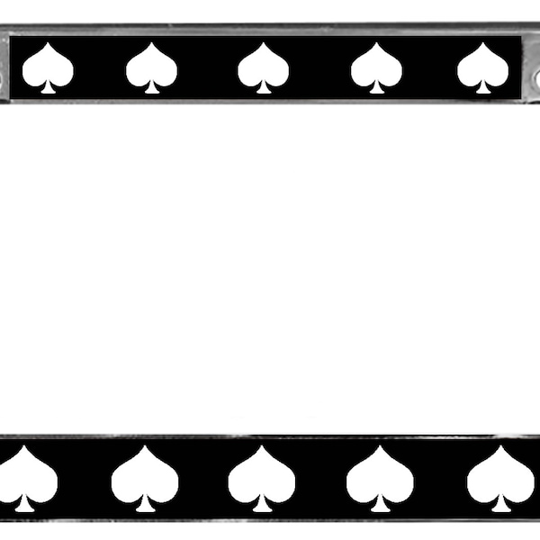 Framed Ace of Spades - Etsy