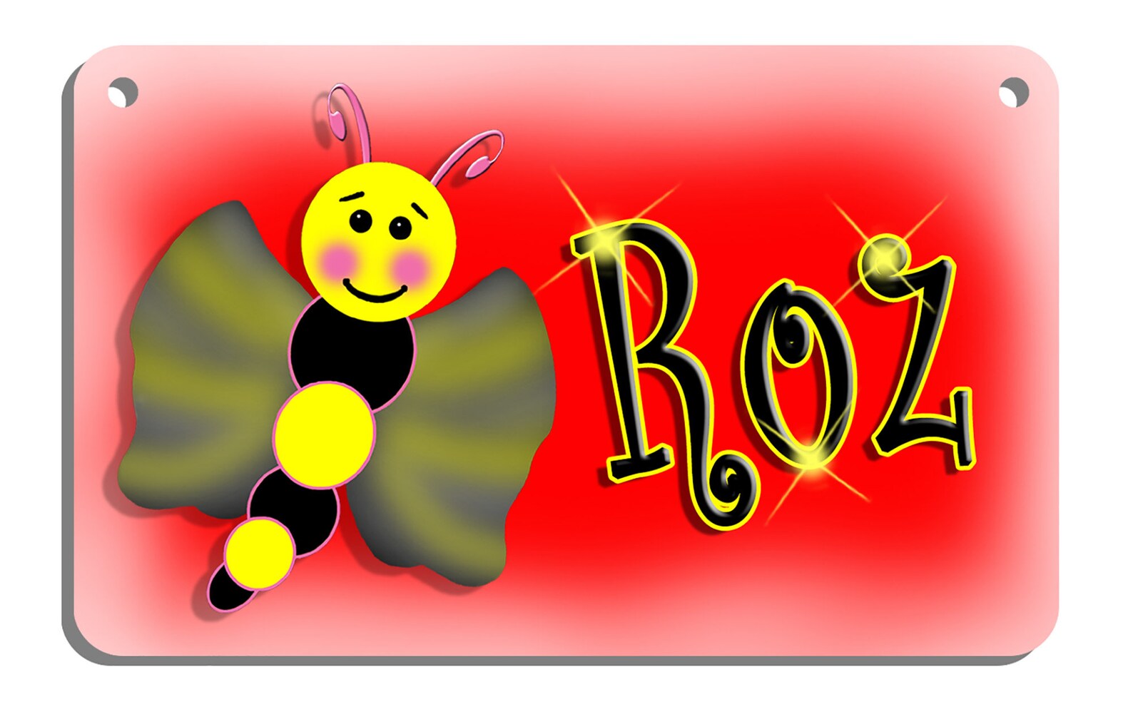 Bicycle Licence Plate Bumble Bee Design Metal Gifts for Girls | Etsy