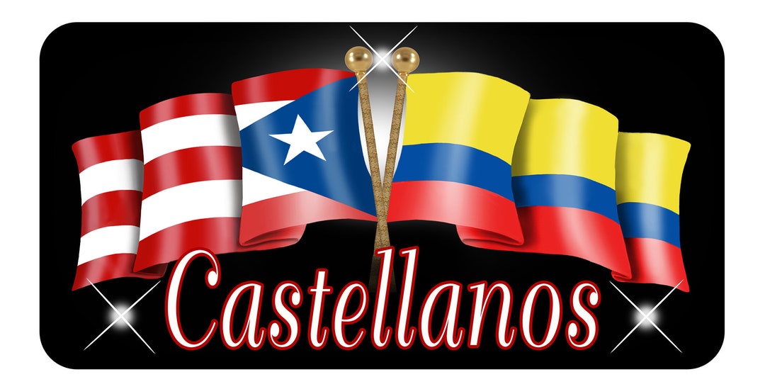 Puerto Rico Columbia Unity Flags Vinyl Decal Bumper Sticker 4 Sizes ...