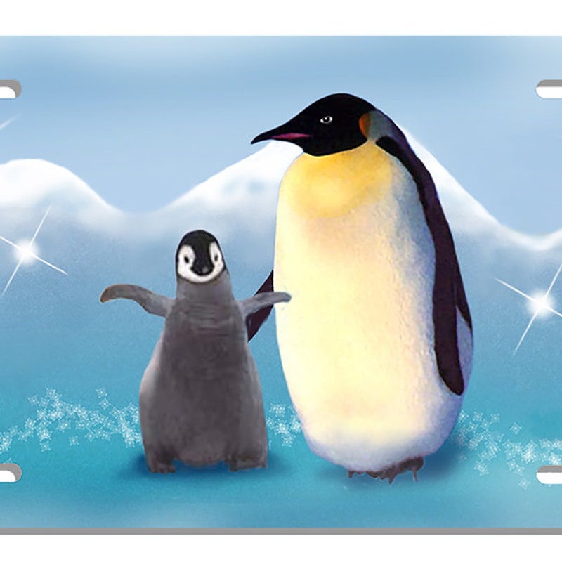 Penguin Plate - Etsy