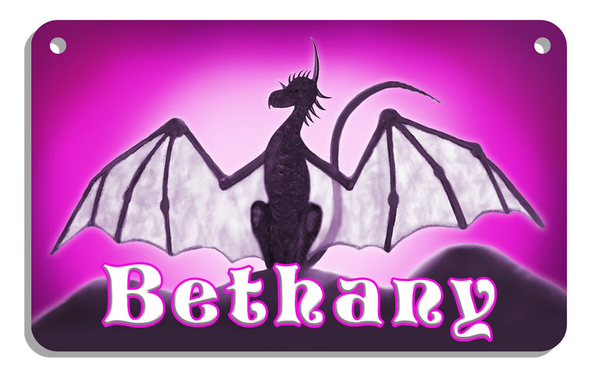 Dragon Bicycle License Plate Metal Custom Personalized Gifts | Etsy