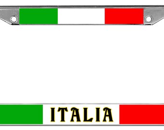 Italian License Plate Frame - Etsy