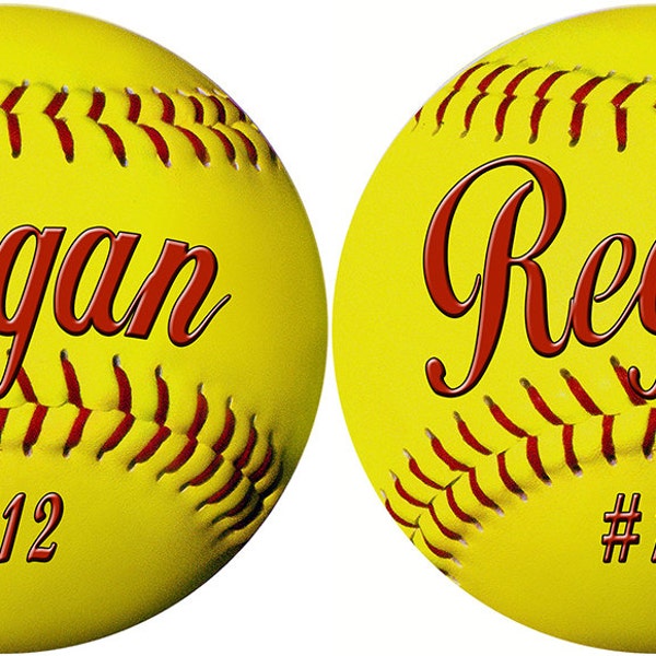 Softball Decal - Etsy