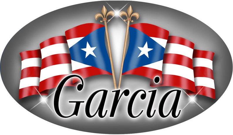 Puerto Rico Unity Flags Vinyl Oval Decal Bumper Sticker Mega - Etsy