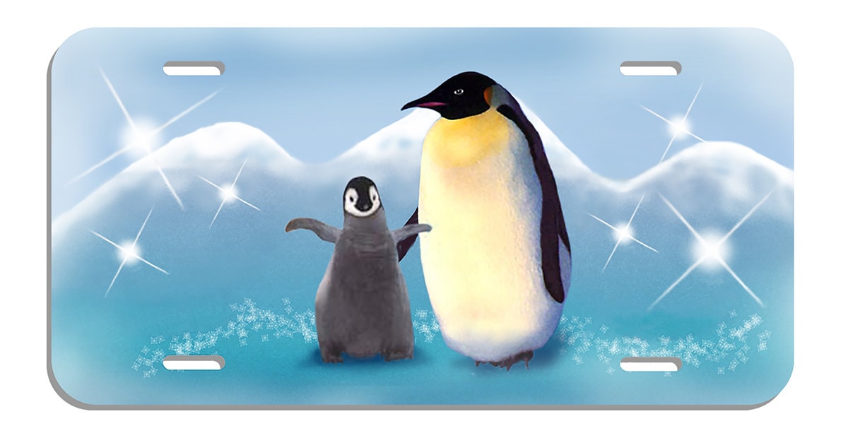 Penguin Baby Auto License Plate Personalize Gifts Ladies Girls Teens ...