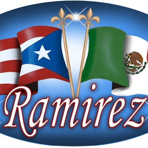 One Canadian Mexican Unity Flags Vinyl Oval Decal Bumper Sticker Medium ...