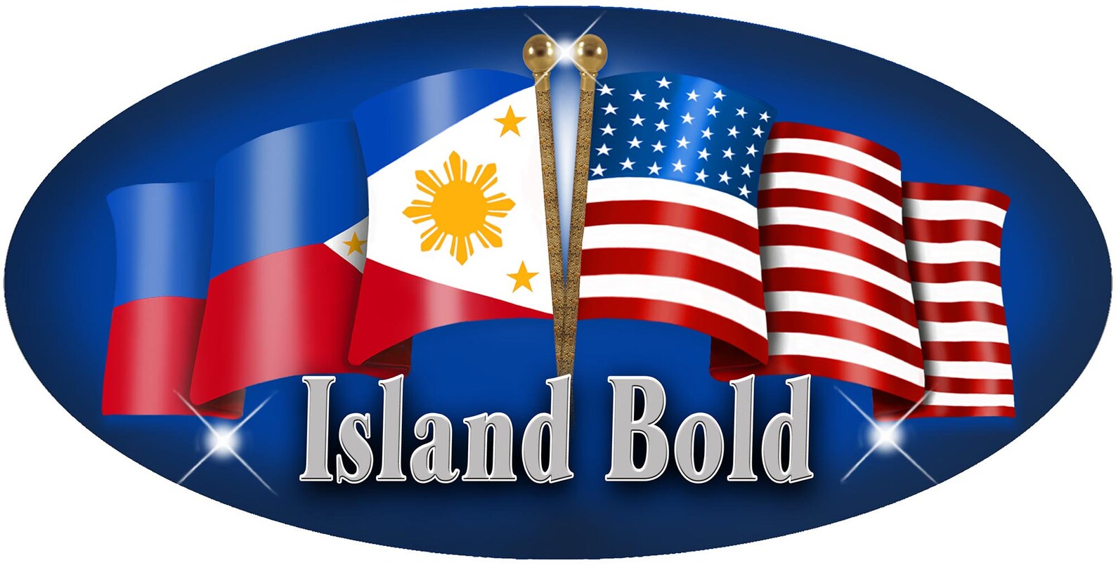 One USA & Philippine Unity Flags Vinyl Rectangle Decal Bumper Sticker 3 ...