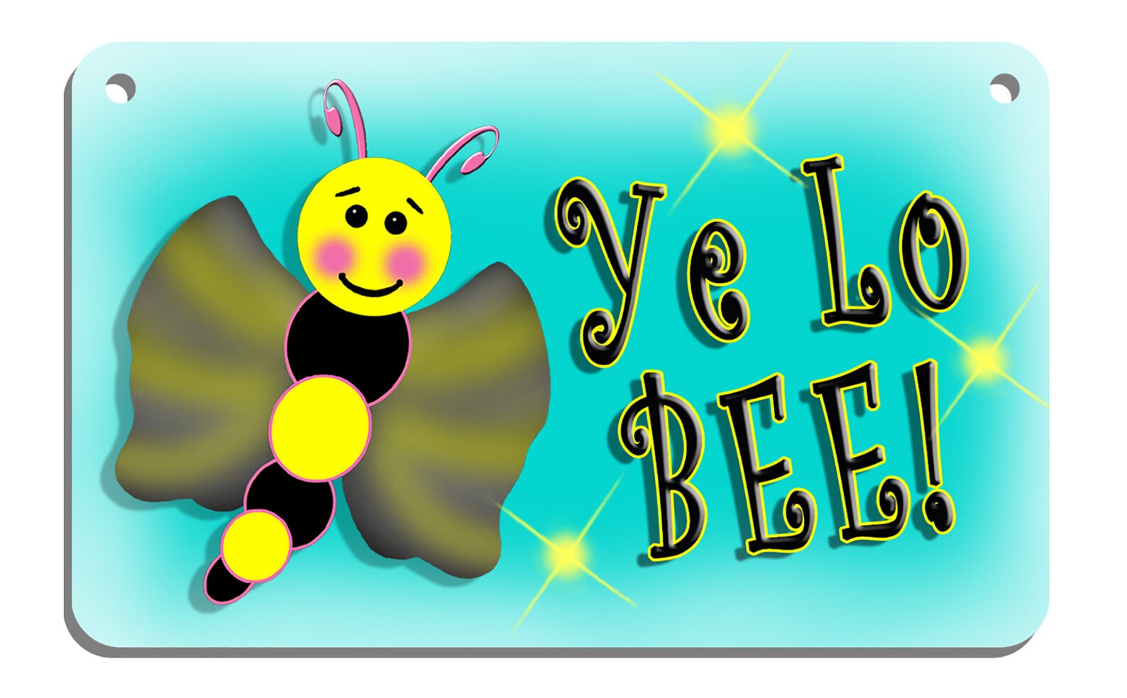 Bicycle Licence Plate Bumble Bee Design Metal Gifts for Girls | Etsy