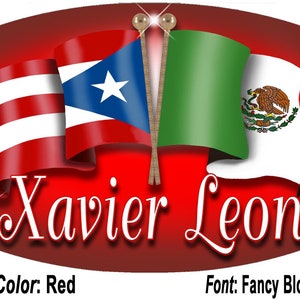Mexican Unity Flags Vinyl Decal Sticker Puerto Rico Latino Oval Small ...