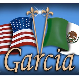 One USA & Mexican Unity Flags Vinyl Rectangle Decal Bumper Sticker 4" X ...