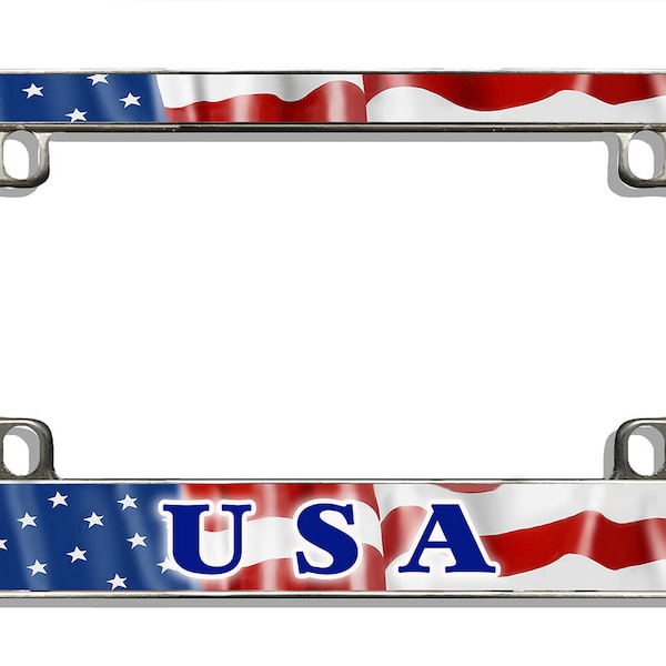 Patriotic License Plate Holder - Etsy