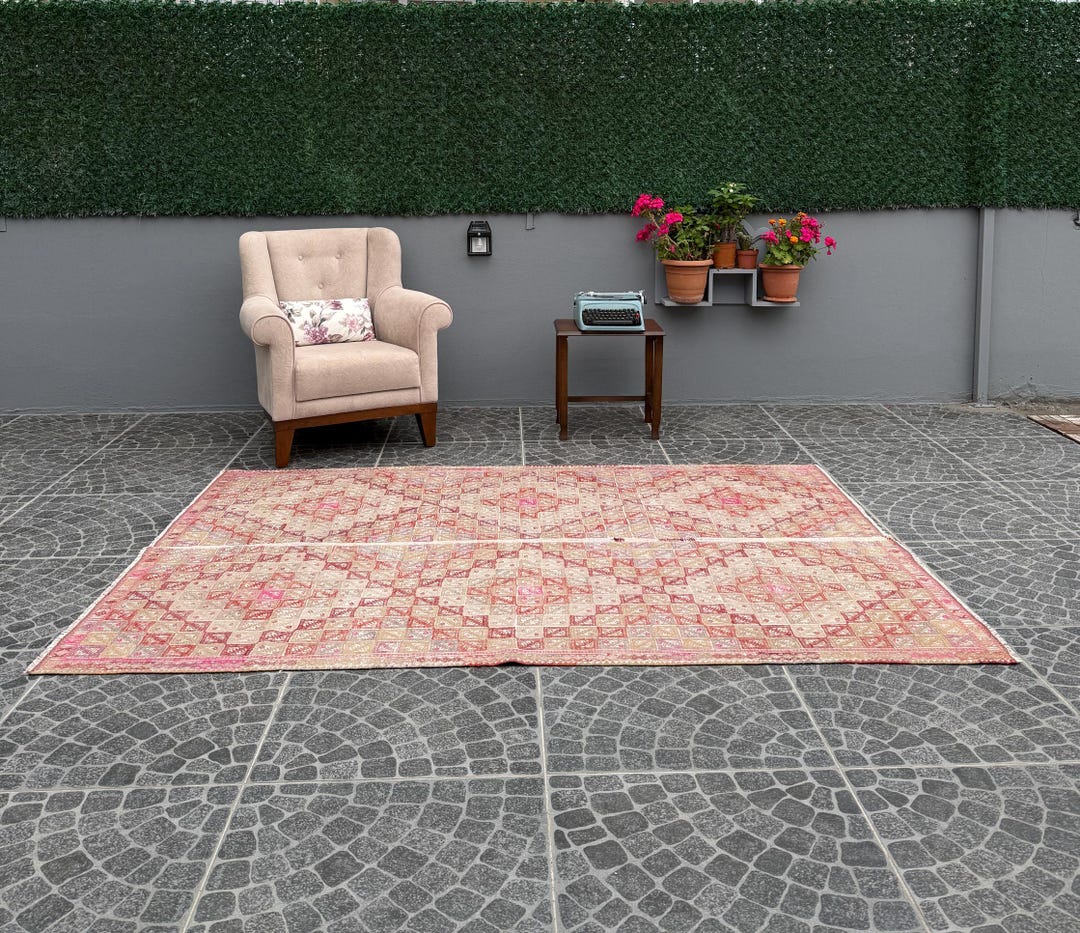 Vintage Handwoven Cicim Kilim Turkish Vintage Rug, Manisa Origin ...