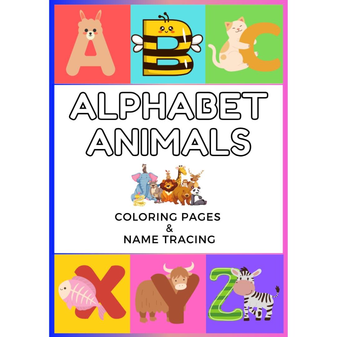 Printable Alphabet Animals Coloring Pages - Fun and Educational ...