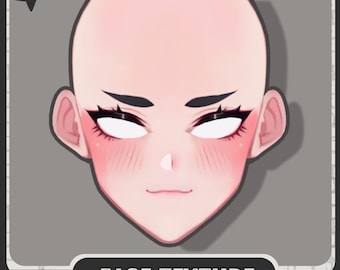 VROID| Full Face Texture (+eyebrows,eyeliner) - Etsy