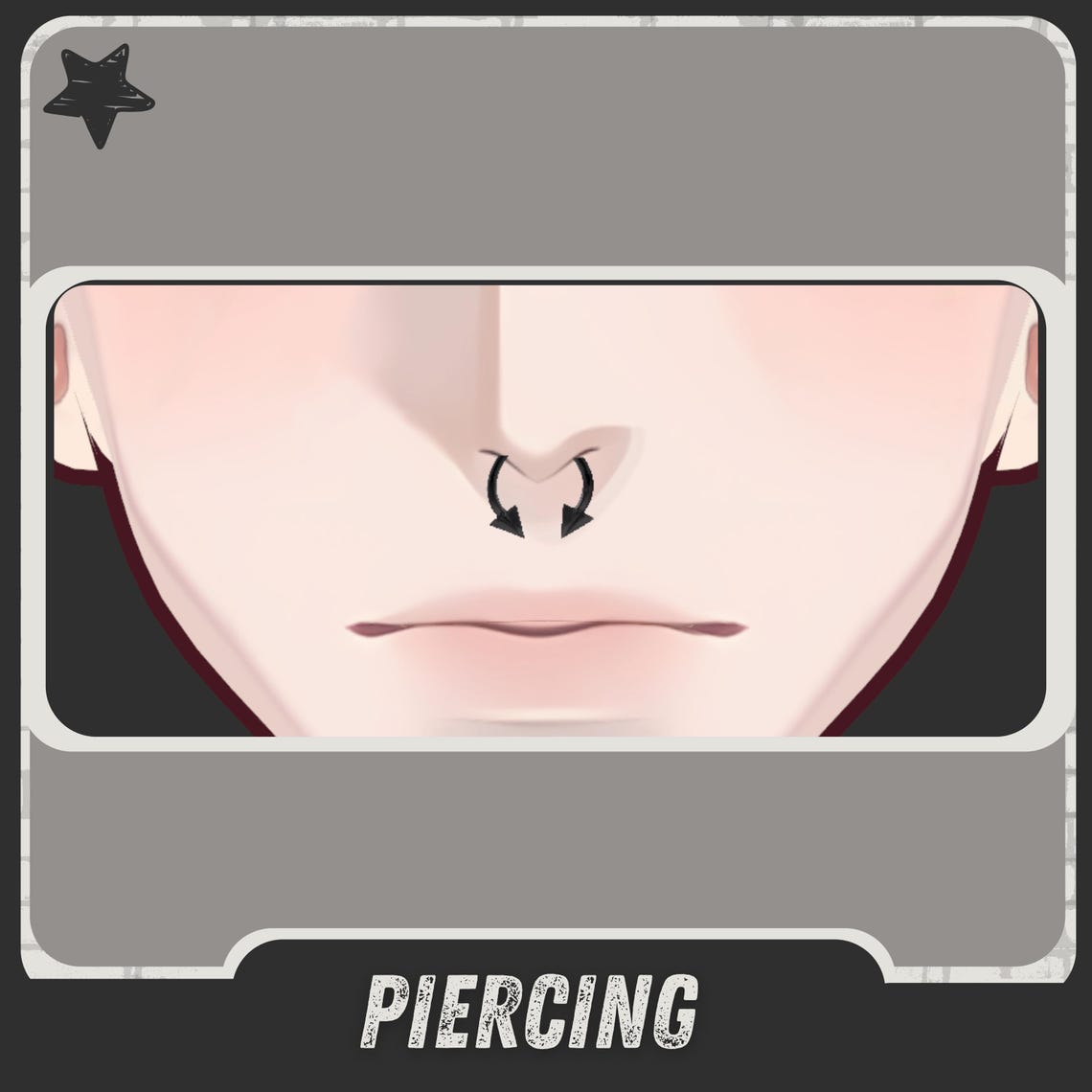 VROID| Septum Piercings - Etsy
