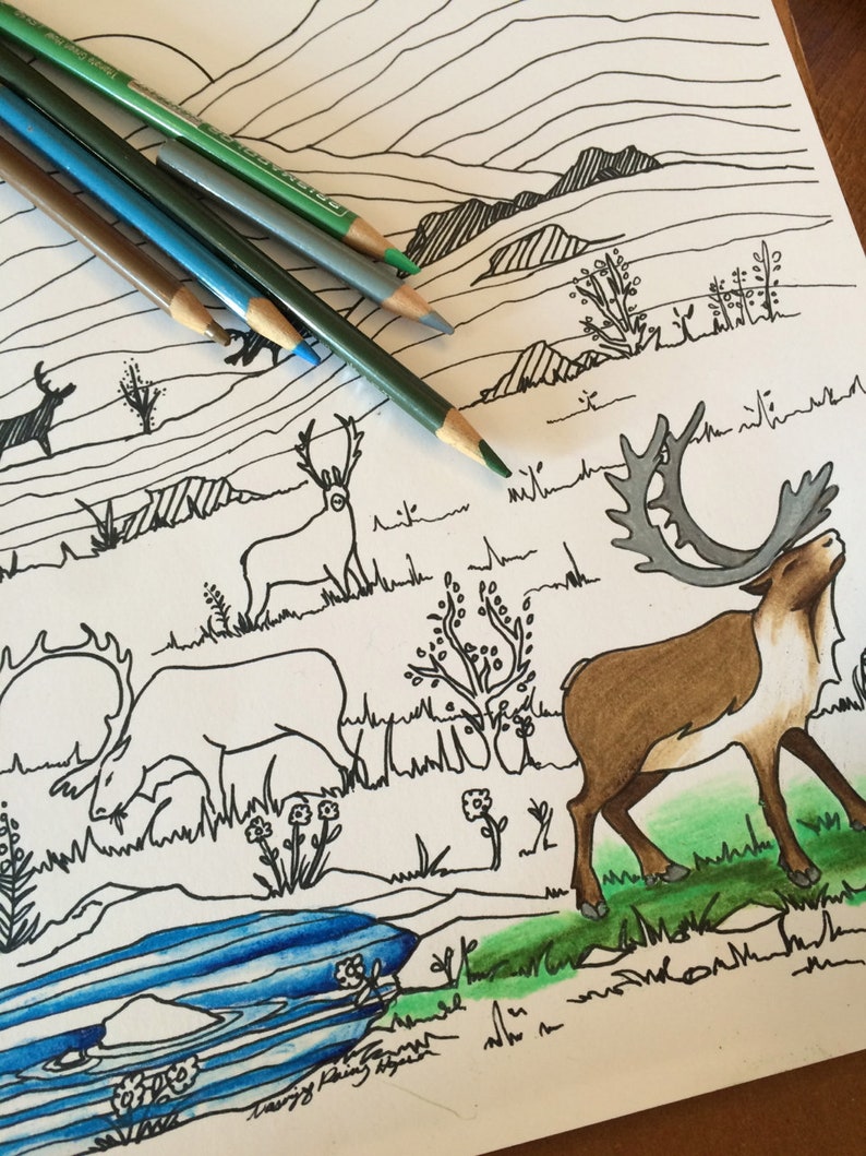 All 10 of My Inupiaq Coloring Pages - DIGITAL DOWNLOAD - Alaska Native ...