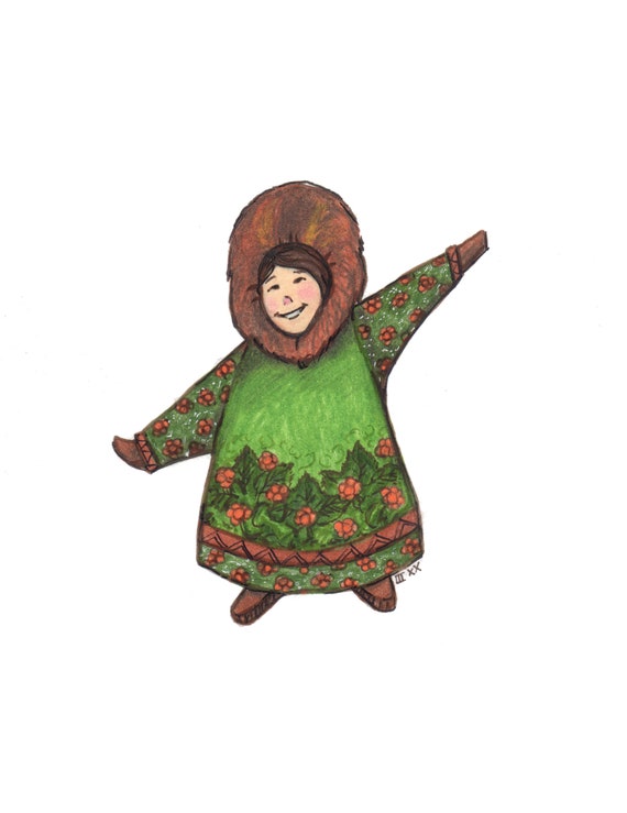 Alaska Native Parka Sewing Pattern