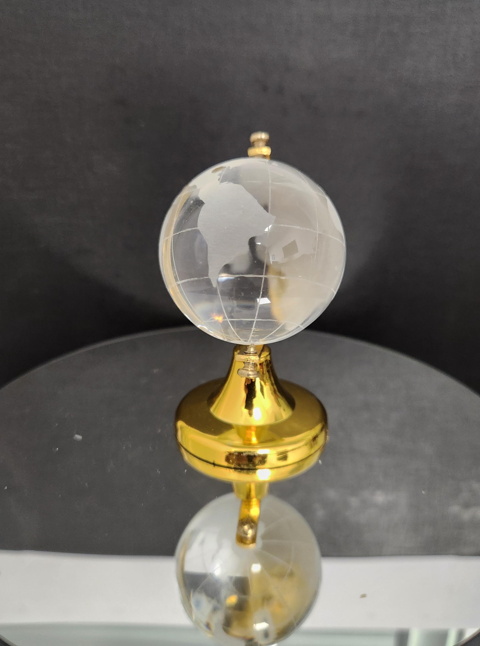 Earth 3D Engraved Glass Mini World Map Crystal Globe - Etsy