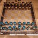 Handmade Ottoman Chess Set – Luxury Glass & Gold Gilded Collectible ...