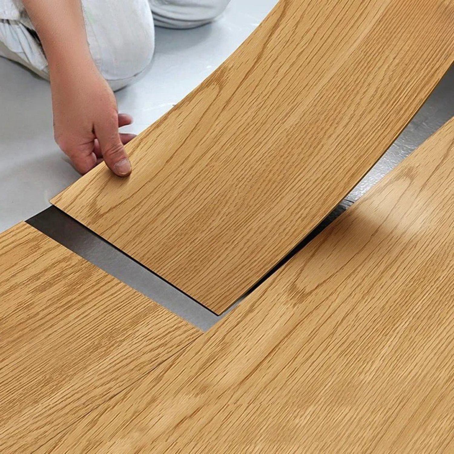 Wood Parquet Floor Sticker: 3D Wall Tile, DIY Home Decor - Etsy