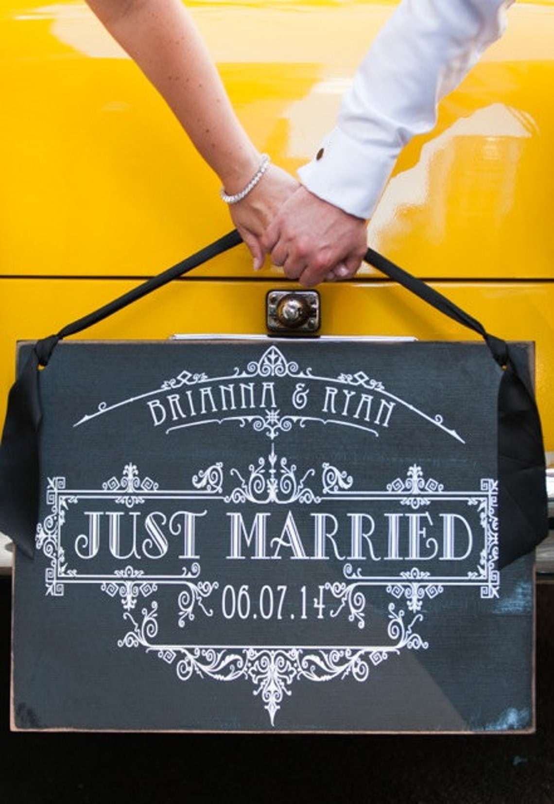 Personalized Just Married Sign Customized With the | Etsy