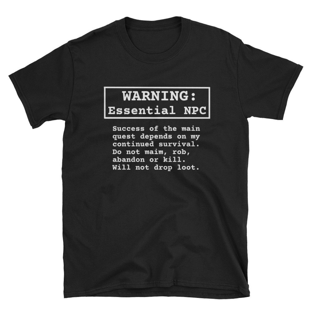 Essential NPC Shirt - Etsy
