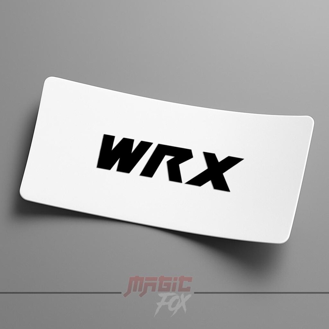 WRX Decal – Subaru WRX Vinyl Sticker 8cm X 2.5cm | JDM Car Window or ...