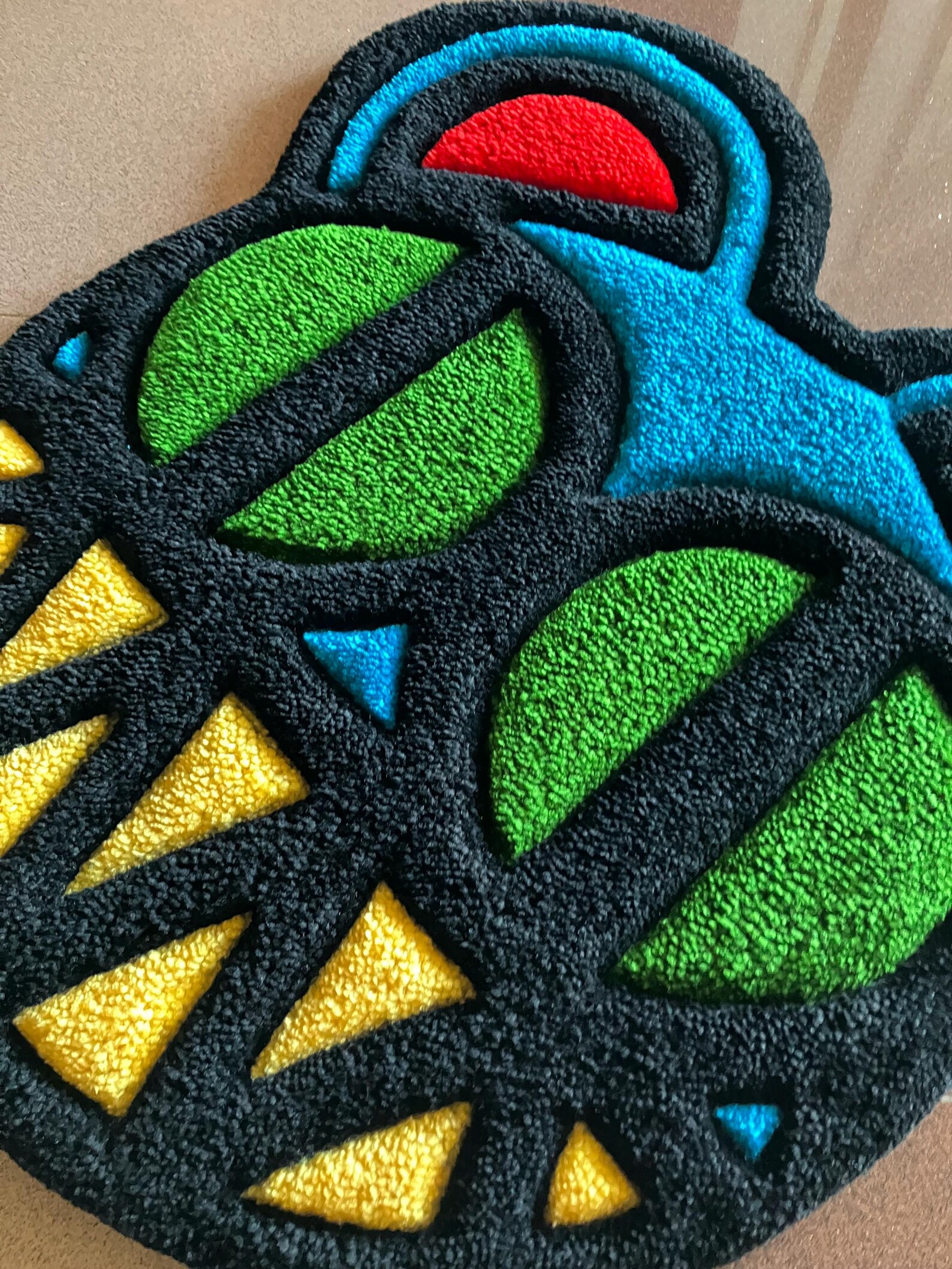 Radiohead Modified Bear Tufted Rug - Custom Tufted Rug, Handmade Rug ...